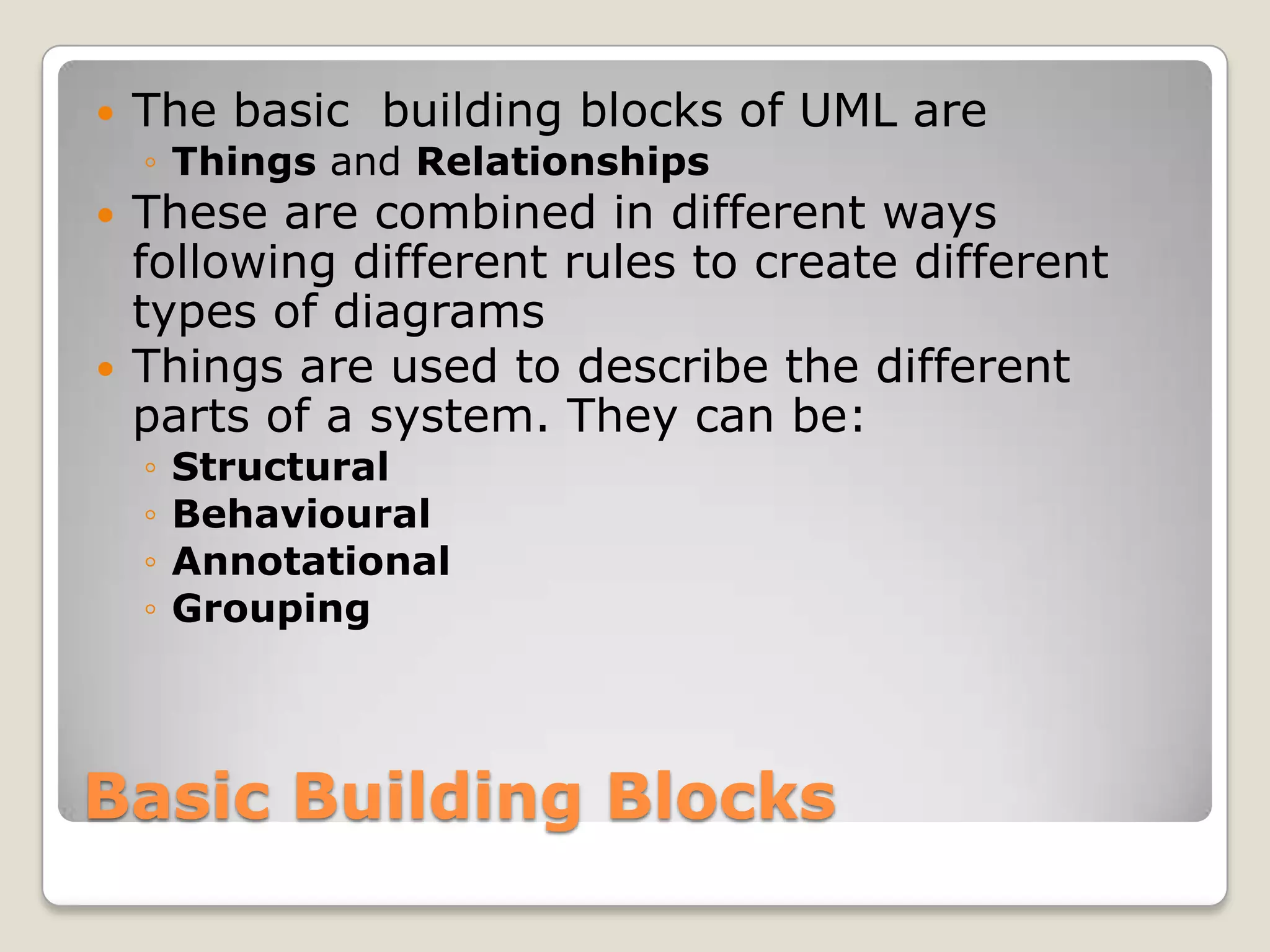 Understanding unified modelling language | PPTX