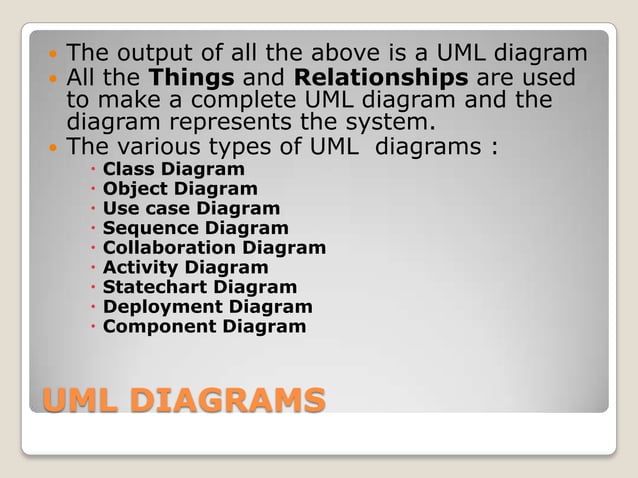 Understanding unified modelling language | PPTX