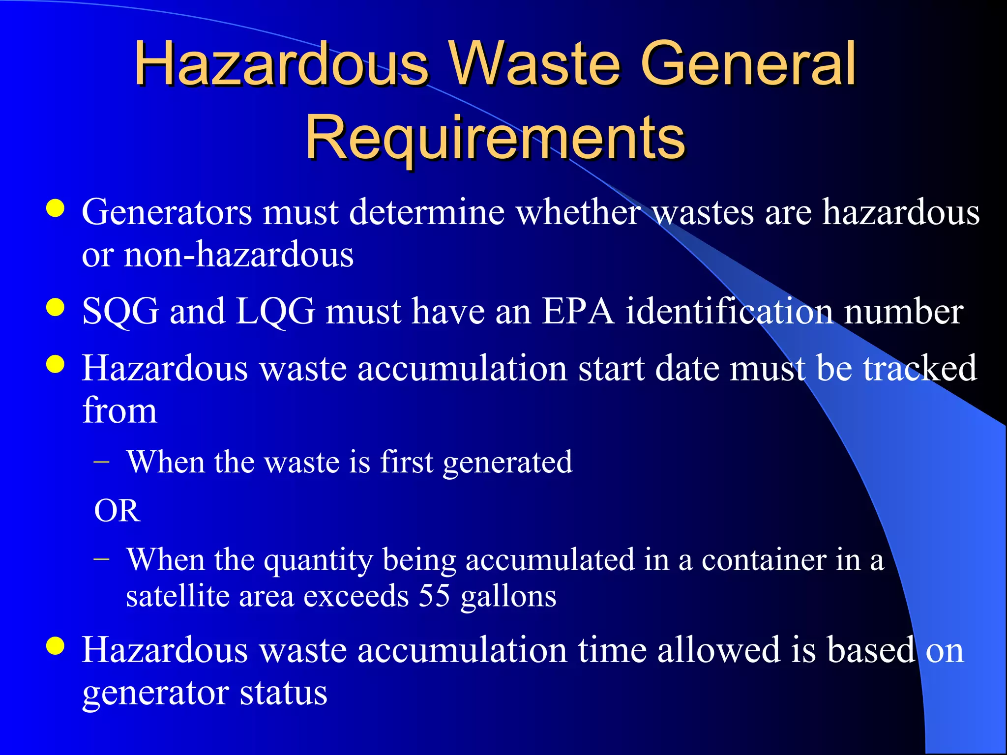 Understanding universal & hazardous waste | PPT
