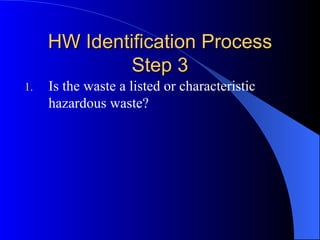 Understanding universal & hazardous waste | PPT