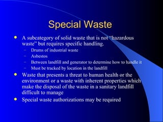 Understanding universal & hazardous waste | PPT