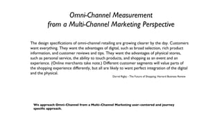 Understanding user behaviour in the omni channel world- jwt | PPT