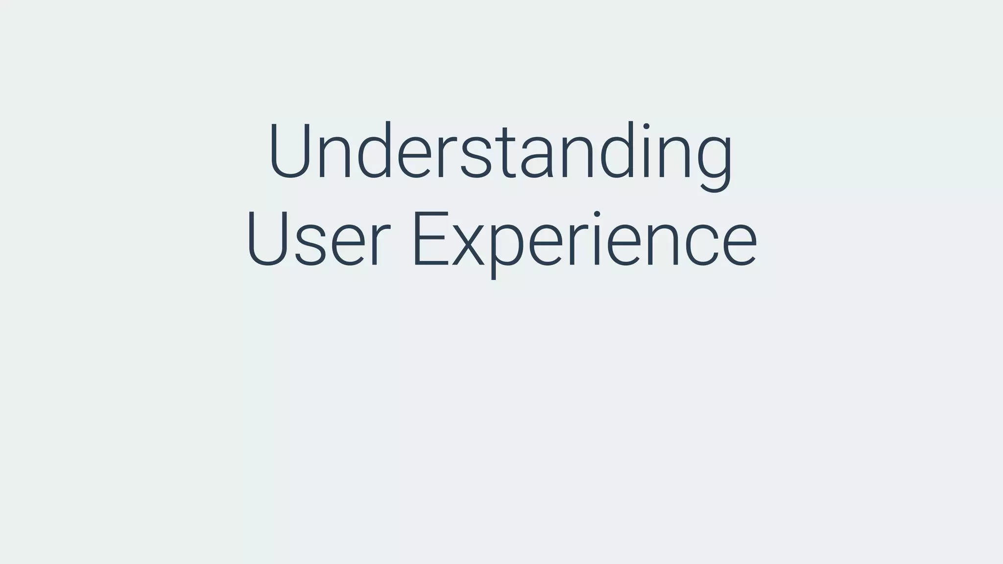 Understanding user experience | PDF