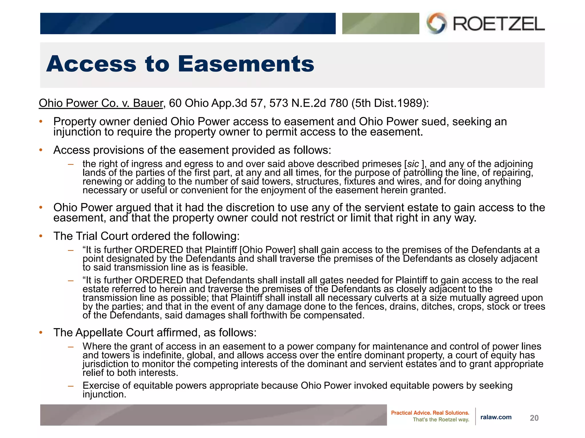 Understanding Utility Easements and Rights of Way | PPTX