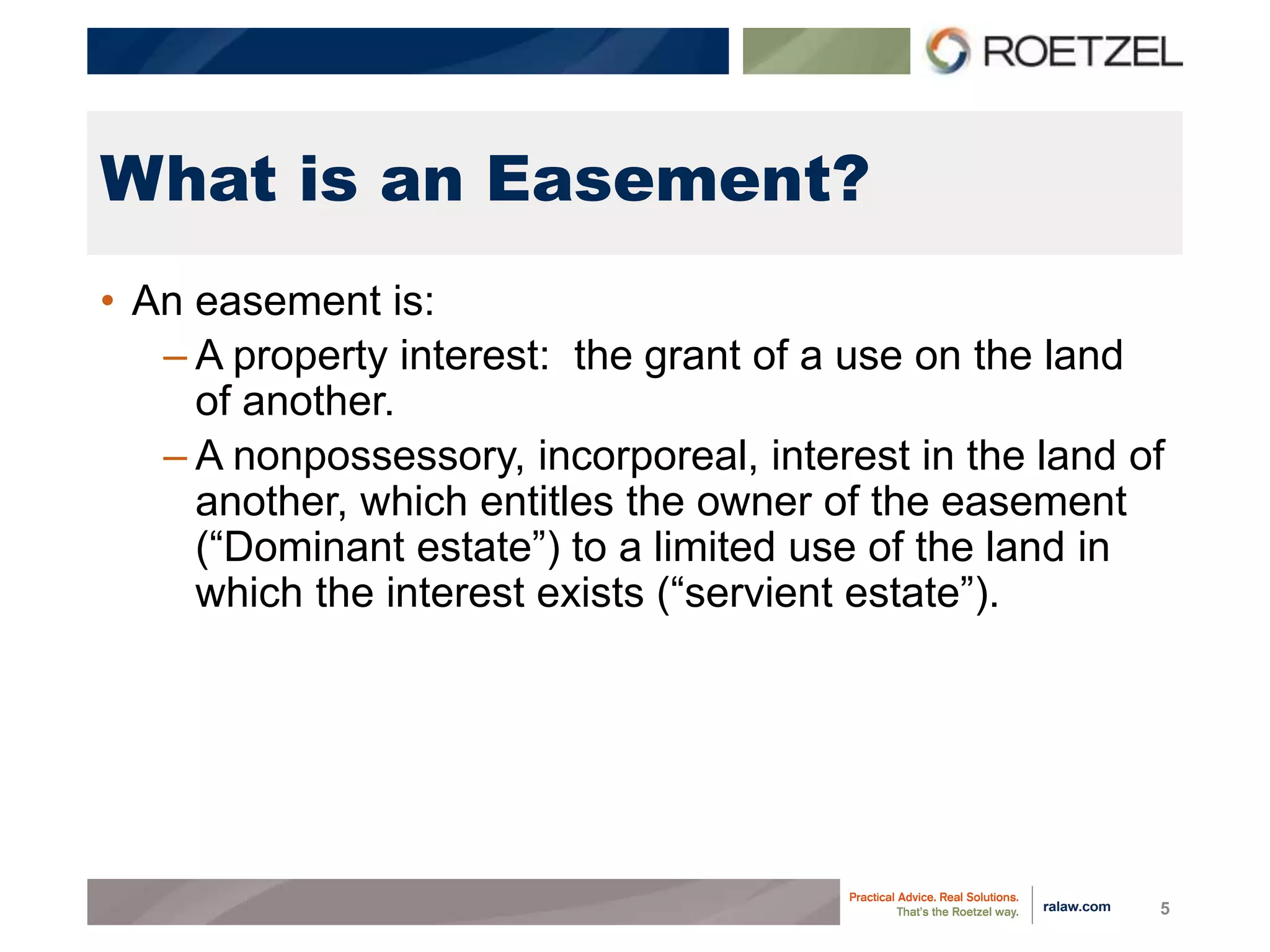Understanding Utility Easements and Rights of Way | PPTX