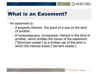 Understanding Utility Easements and Rights of Way | PPTX