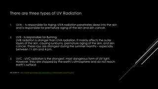 Understanding uv radiation | PPTX