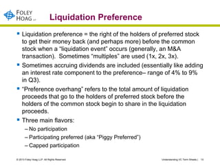Understanding VC Term Sheets | PDF