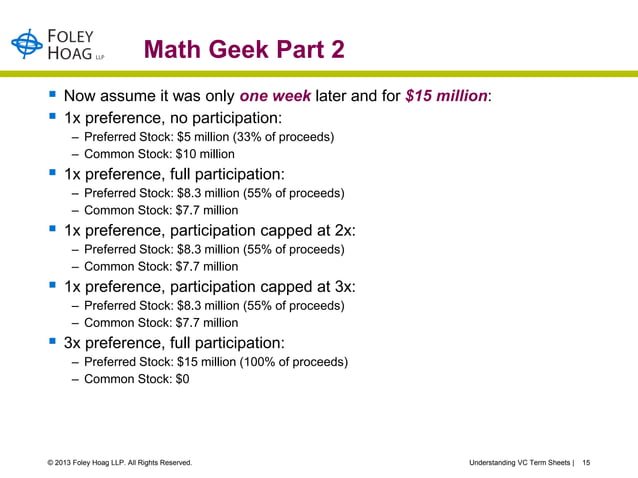 Understanding VC Term Sheets | PDF