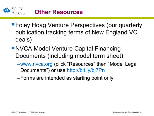 Understanding VC Term Sheets | PDF