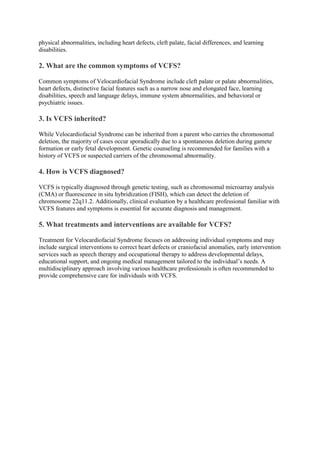 Velocardiofacial Syndrome: Symptoms, Causes, and Management | The ...