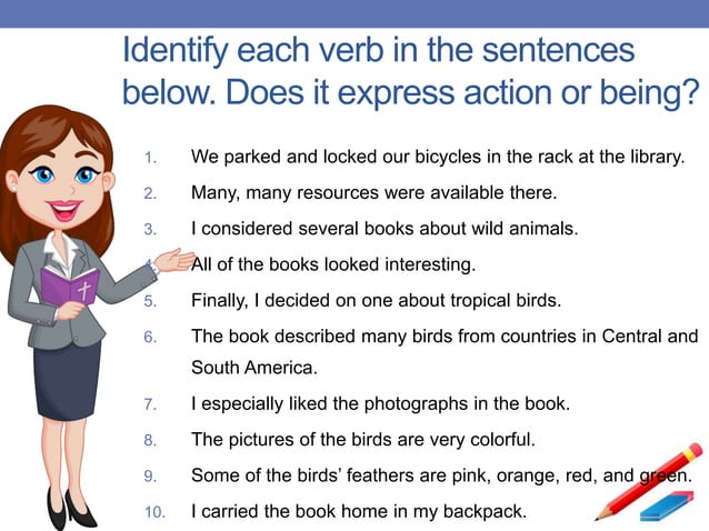Understanding verbs- English grammar | PPTX | Birdwatching | Hobbies ...