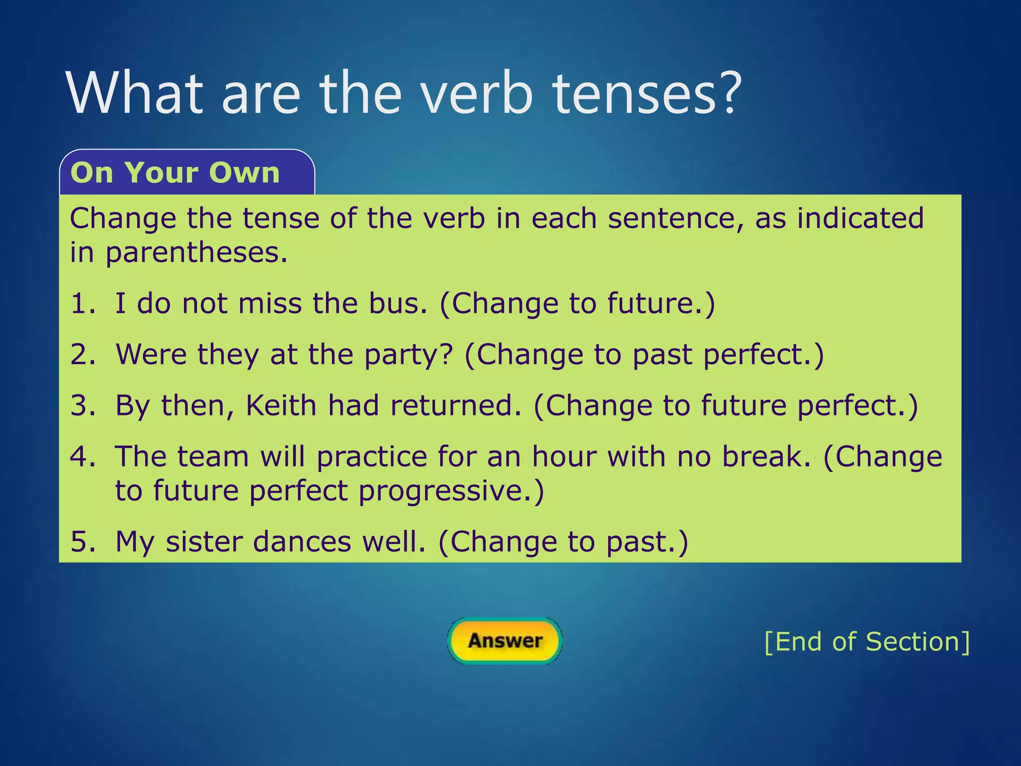 understanding verb tense.ppt