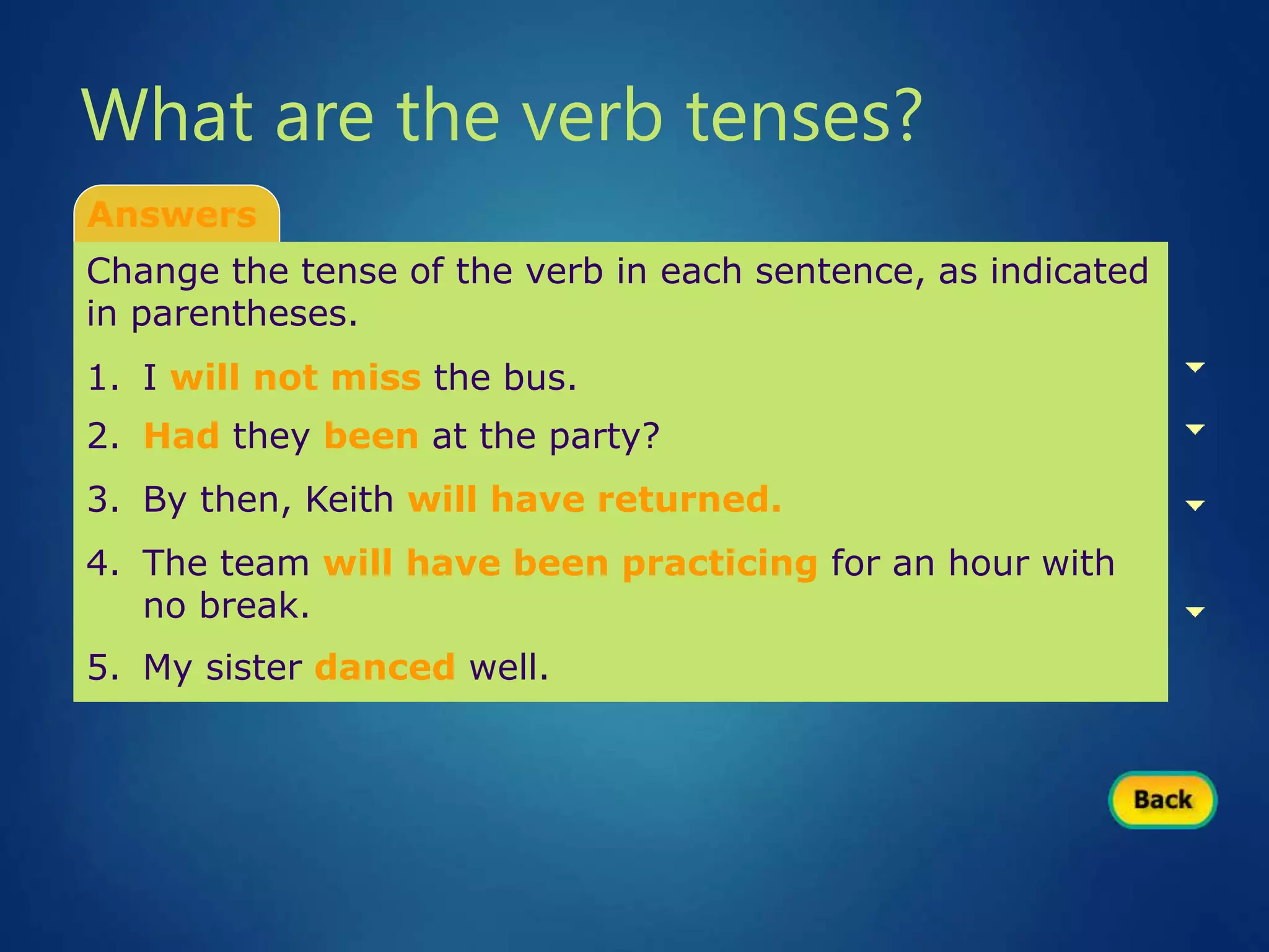 understanding verb tense.ppt