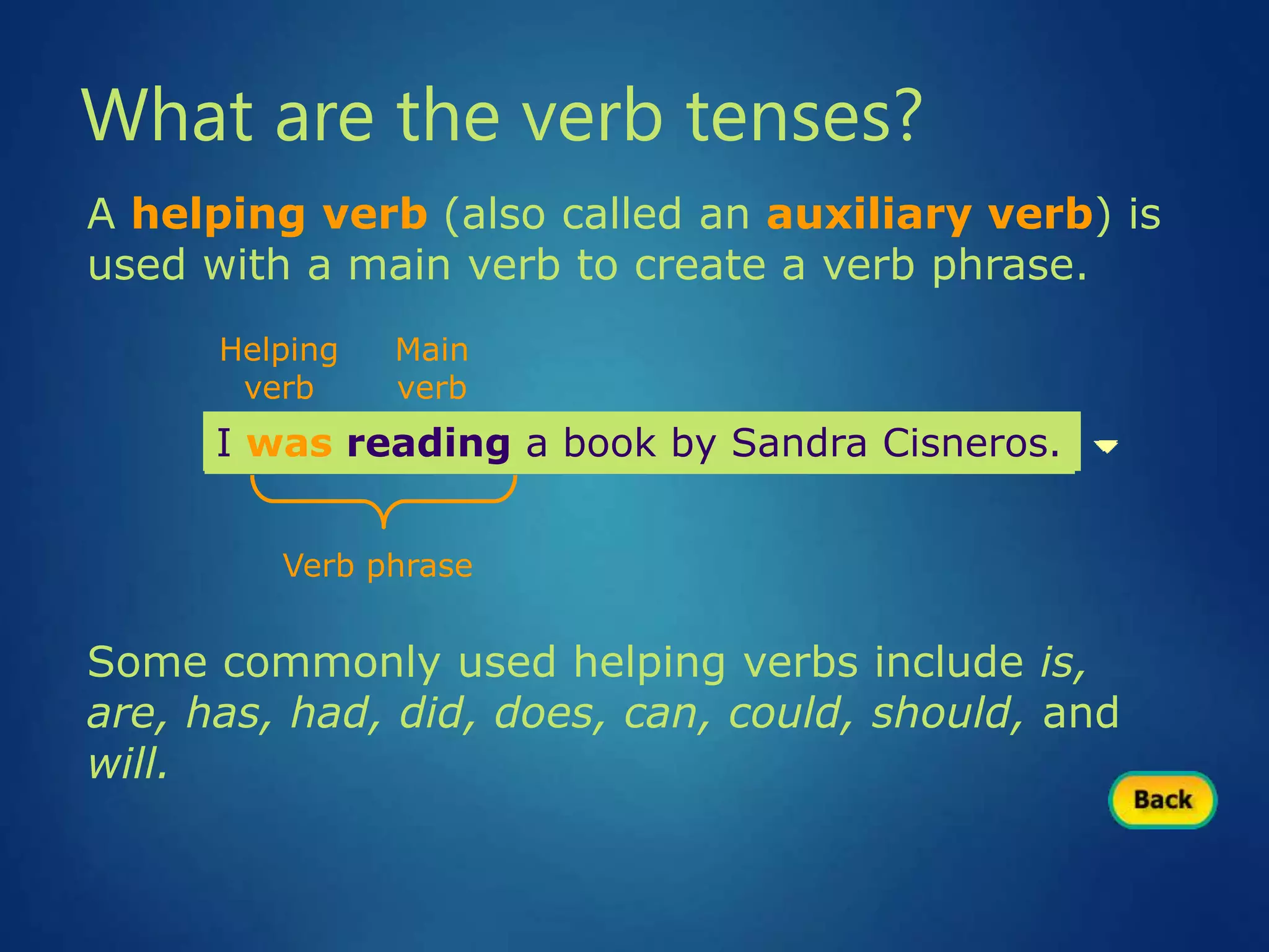 understanding verb tense.ppt