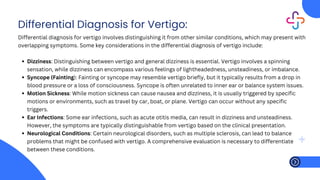 Understanding Vertigo: Causes and Symptoms | PDF