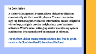 Understanding Visitor Monitoring Systems and Their Significance | PDF