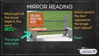 Understanding Visual Text through Mirror Reading | PPT