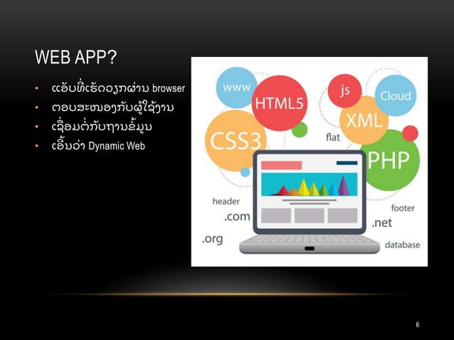 Understanding web app | PPT