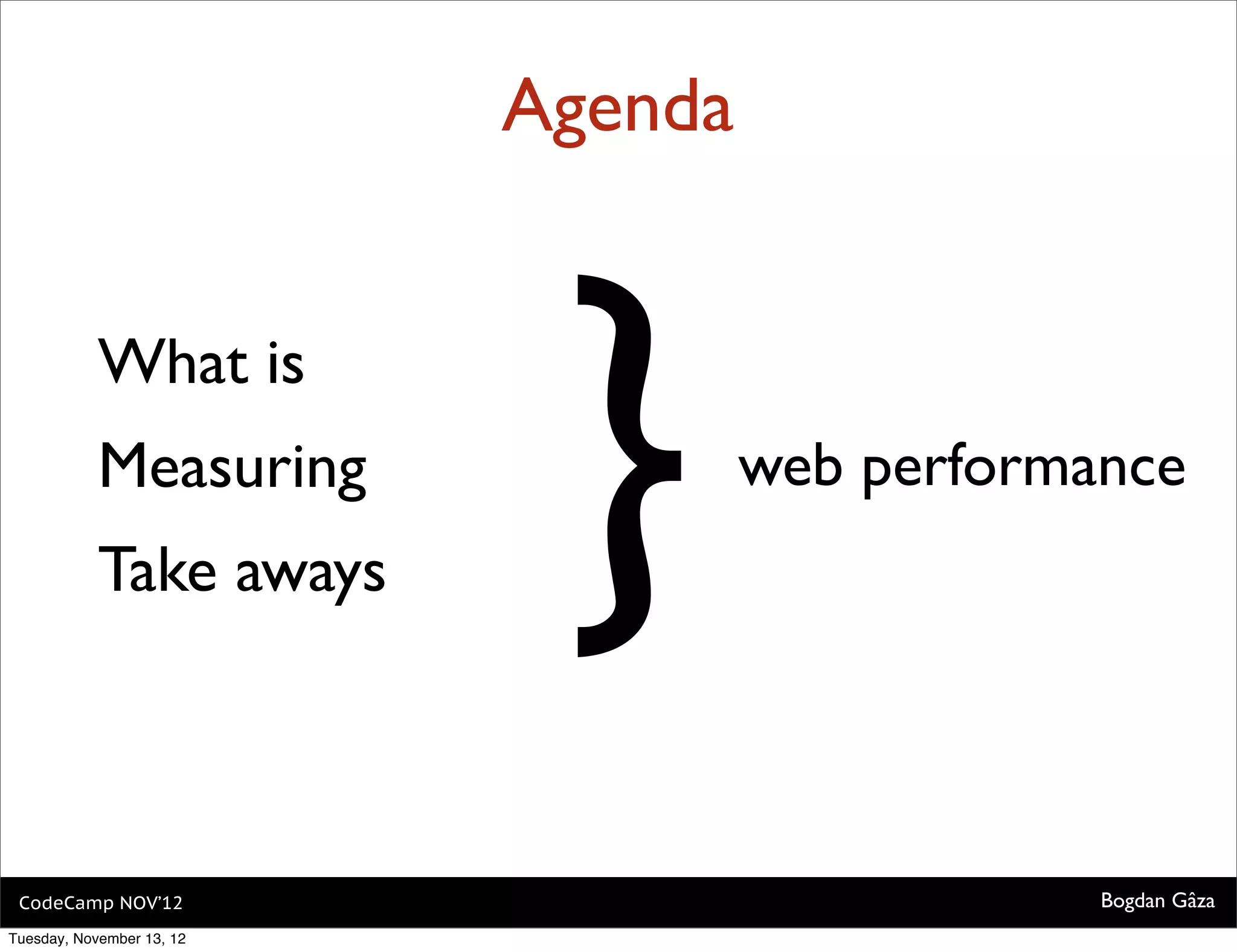 Understanding and measuring web performance | PPT