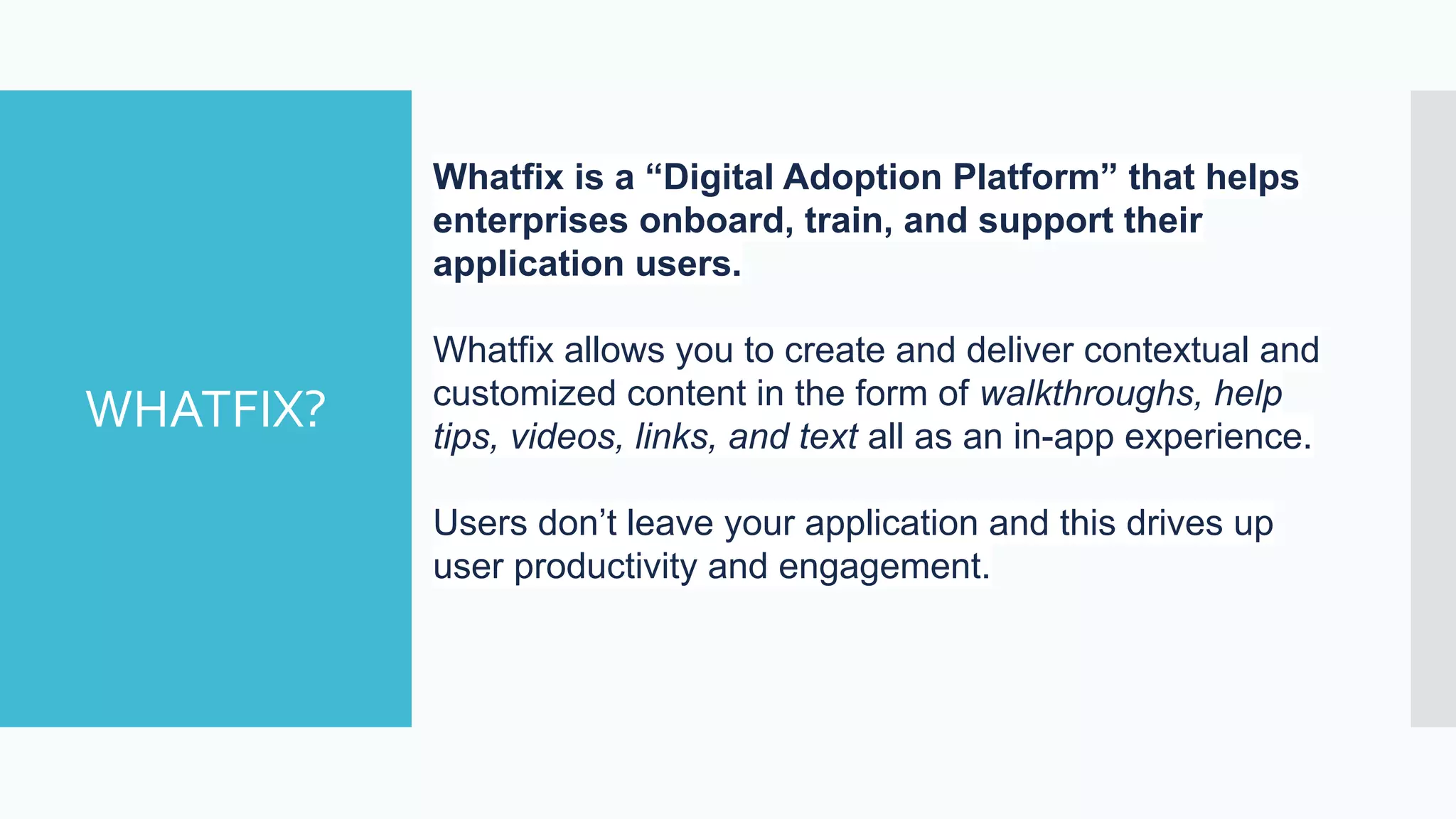 Understanding WhatFix | PDF