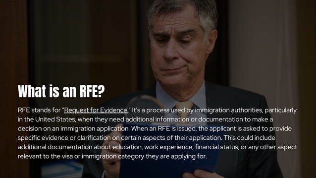 Understanding What is RFE and Its Importance | Document Evaluation | PPT