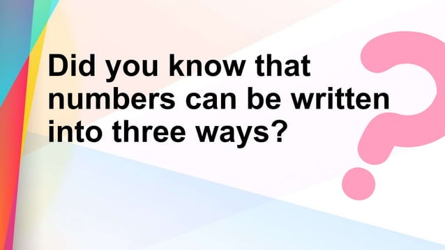 Understanding whole numbers | PPTX | Science