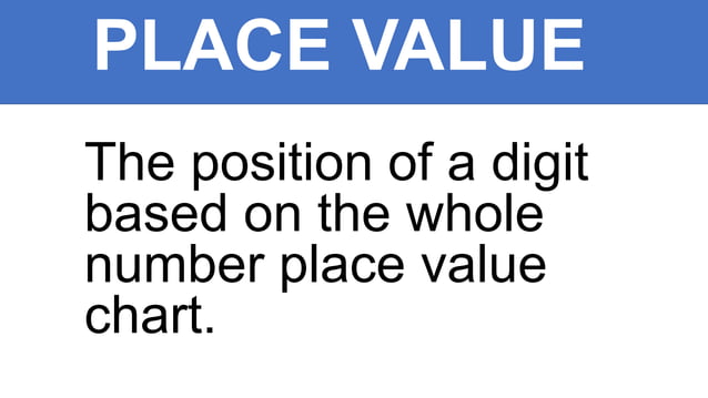Understanding whole numbers | PPTX | Science