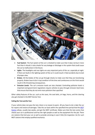 Understanding why mot test is so important | PDF