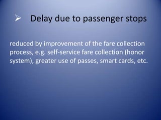 Bus Service Problems | PPTX