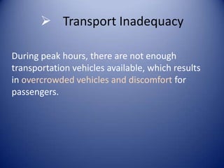 Bus Service Problems | PPTX