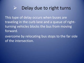 Bus Service Problems | PPTX