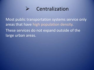 Bus Service Problems | PPTX