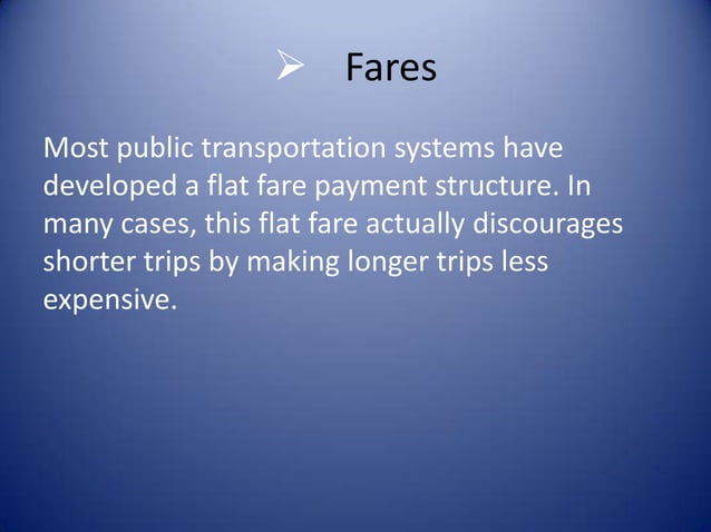 Bus Service Problems | PPTX