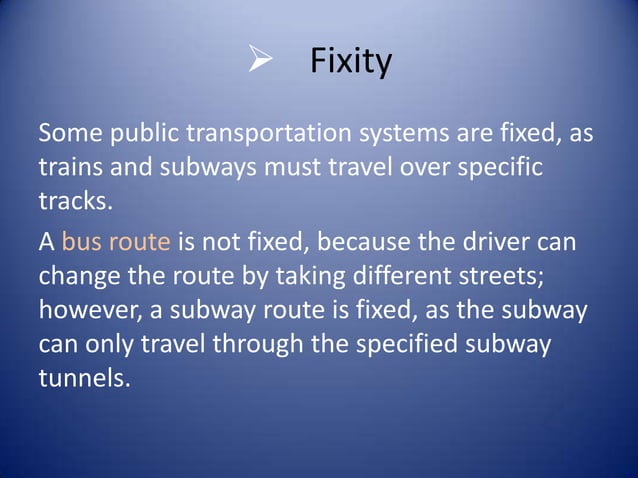 Bus Service Problems | PPTX