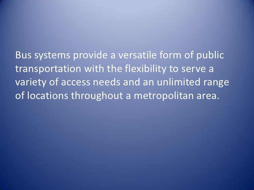Bus Service Problems bus-service-problems