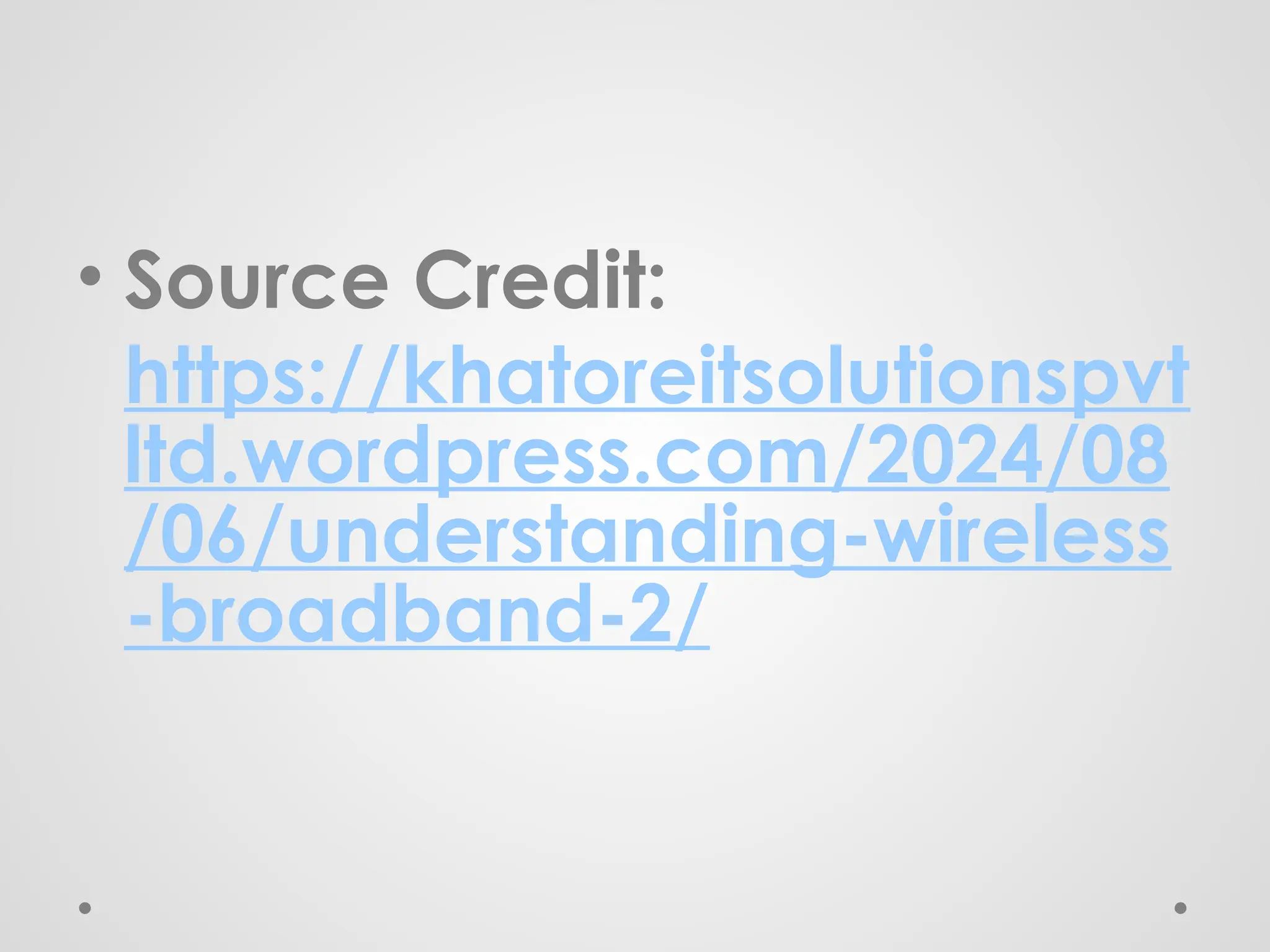 Understanding wireless broadband services | PPTX | Computer Networking | Computing