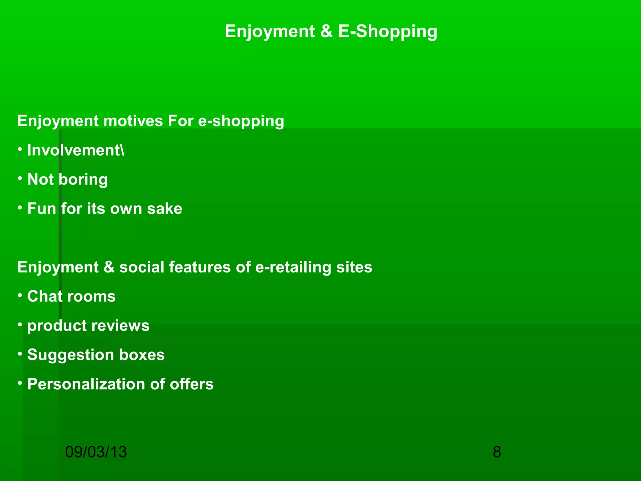 Understanding with e consumer | PPT