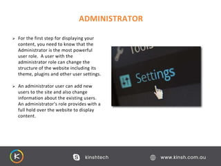 Understanding WordPress User Roles | PPTX
