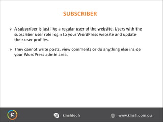 Understanding WordPress User Roles | PDF