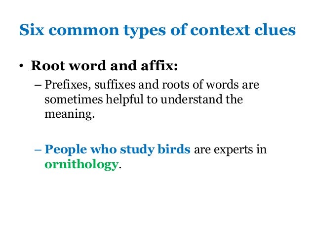 Understanding Words from Context