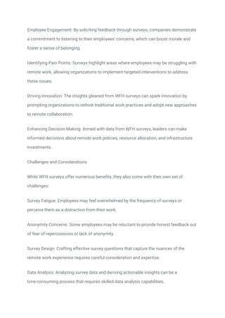 Understanding Work-from-Home Surveys and Their Impact on Remote Work ...