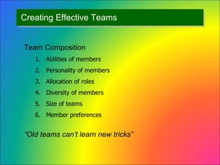 Understanding Work Teams rev1 | PPT