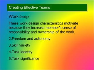 Understanding Work Teams rev1 | PPT