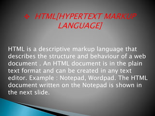 Understanding world wide web and the internet | PPTX