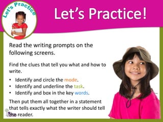 Understanding writing prompts | PPTX