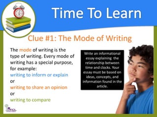 Understanding writing prompts | PPTX
