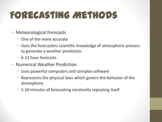 Understanding Written Weather Reports | PPTX | Weather | Science