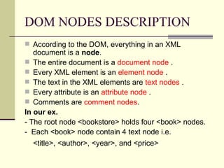 Understanding XML DOM | PPT