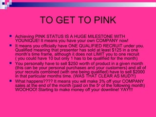 Understanding younique’s compensation plan | PPT